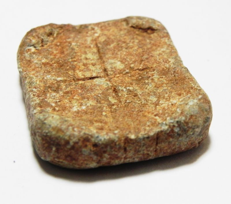 ANCIENT GREEK. LEAD WEIGHT. 1/8 LIBRA. 300 - 100 B.C