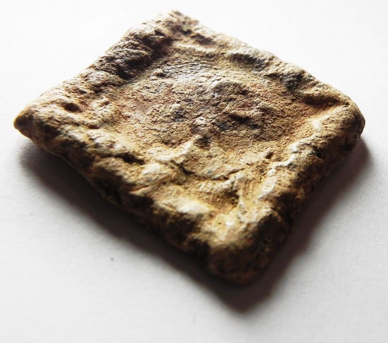 Acropolo. ANCIENT GREEK LEAD WEIGHT. WITH LETTERS. 300 B.C. 6 DRACHMS