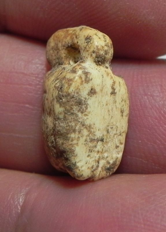 ANCIENT ROMAN IVORY AMULET . 200 A.D