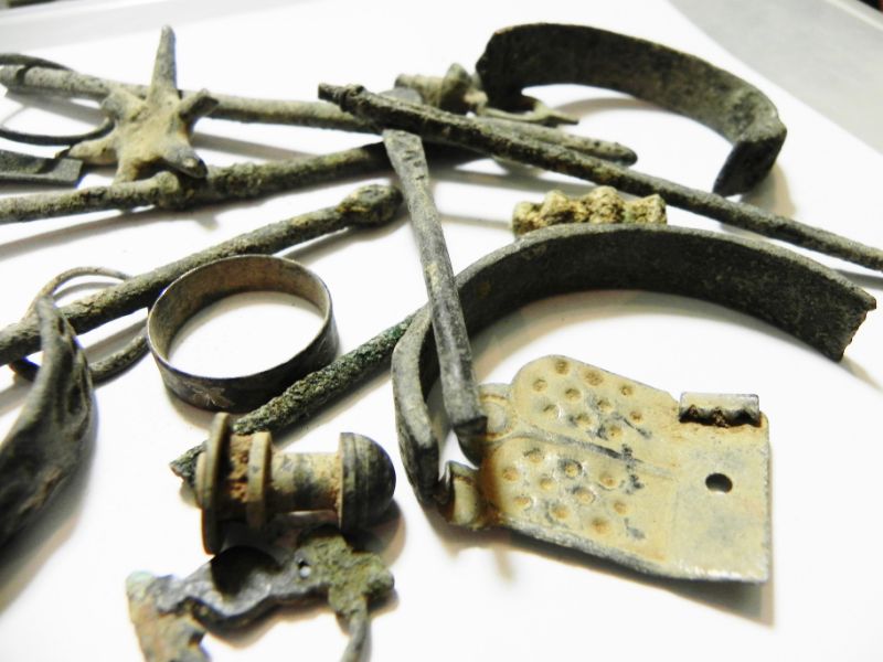 Acropolo. ANCIENT HOLY LAND. LOT OF ANCIENT BRONZE ITEMS. MOSTLY ROMAN ...