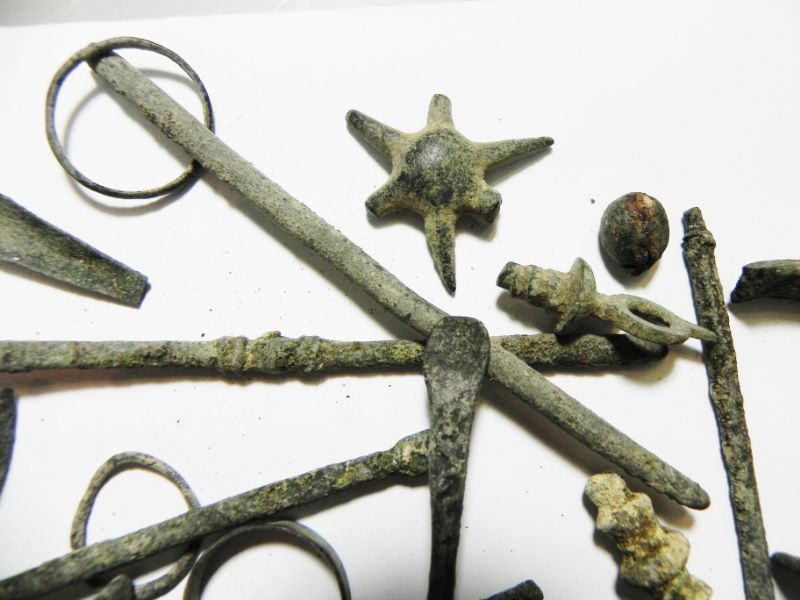 Acropolo. ANCIENT HOLY LAND. LOT OF ANCIENT BRONZE ITEMS. MOSTLY ROMAN ...