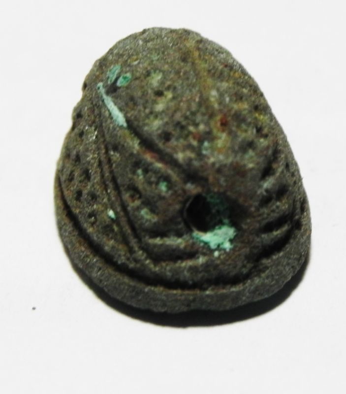 ANCIENT EGYPT, CARTOUCHE OF THUTMOSE III BRONZE SCARAB, VERY RARE ...
