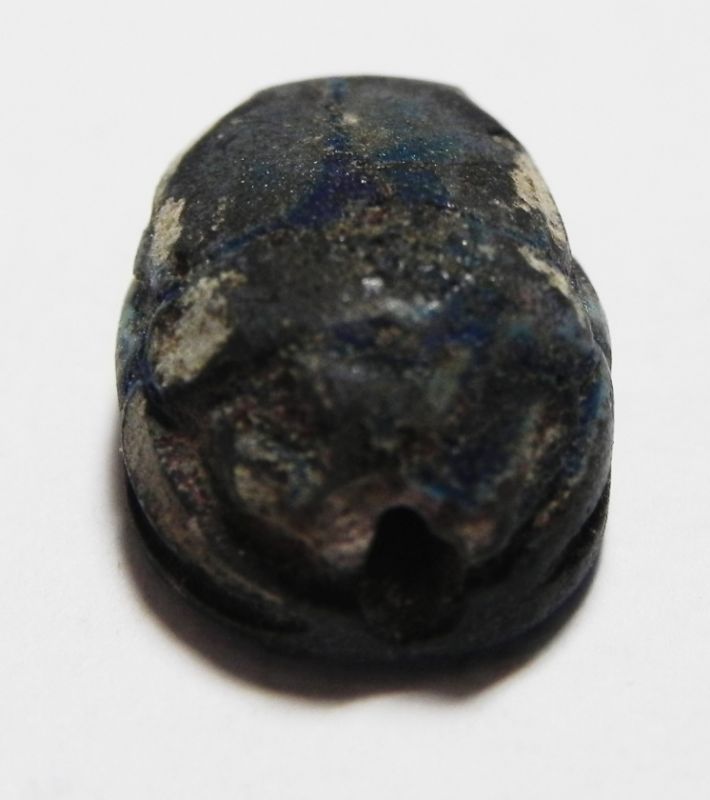 Acropolo. ANCIENT EGYPT. NEW KINGDOM RARE EGYPTIAN BLUE SCARAB. 1400 ...