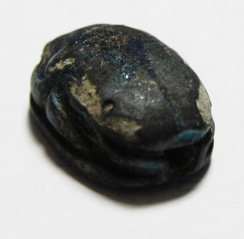 Acropolo. ANCIENT EGYPT. NEW KINGDOM RARE EGYPTIAN BLUE SCARAB. 1400 ...