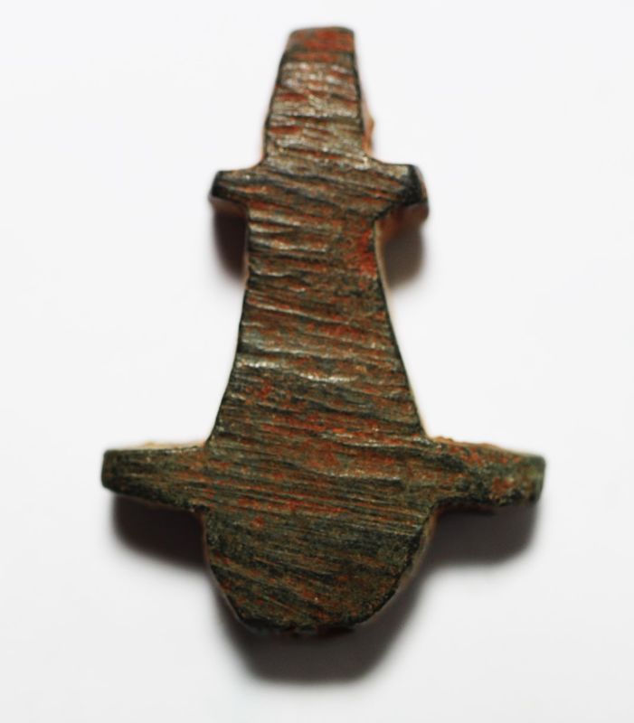 ANCIENT ROMAN. BRONZE PALM THIMBLE. 100 - 300 A.D