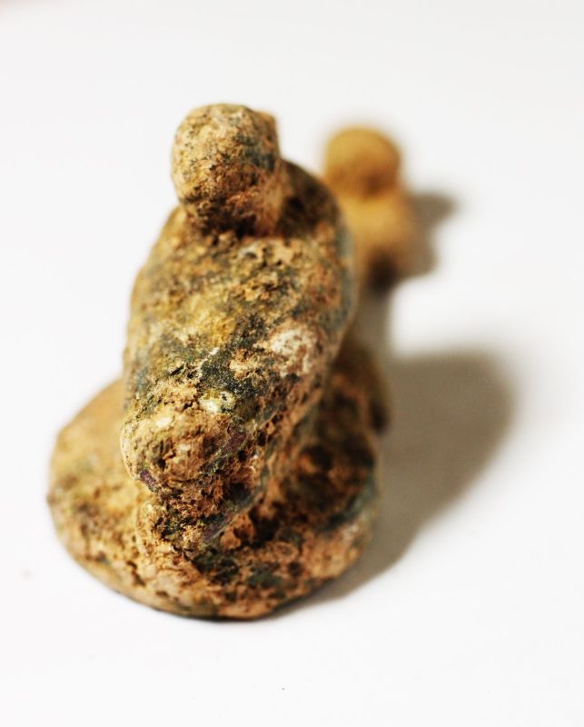 ANCIENT ROMAN BRONZE DUCK . 100 - 300 A.D