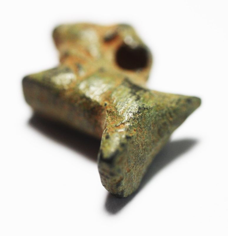 Acropolo. ANCIENT LEVANT BRONZE LION AMULET . 900 - 600 B.C