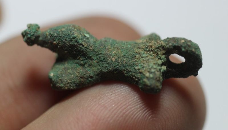 Acropolo. ANCIENT ROMAN BRONZE PHALLIC AMULET. 100 - 200 A.D