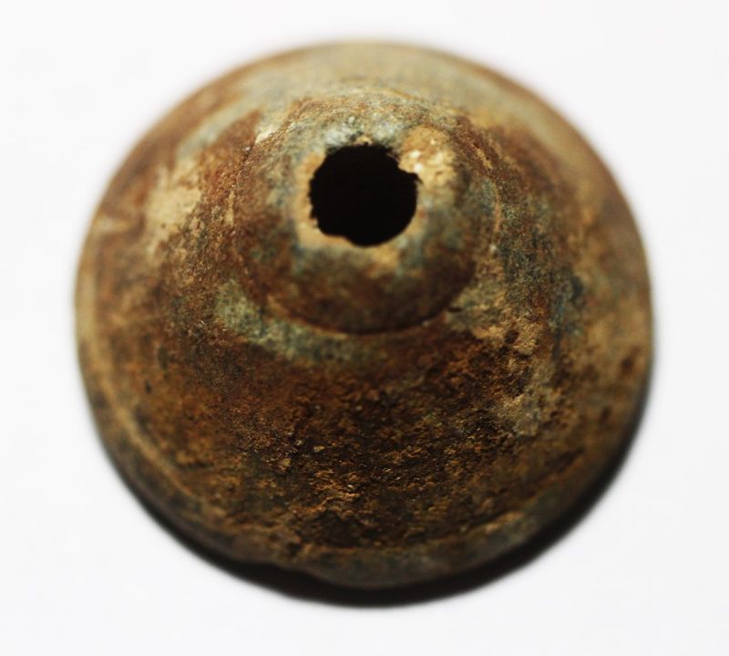 ANCIENT ROMAN OR EARLIER STONE SPINDLE WHORL. 2000 YEARS