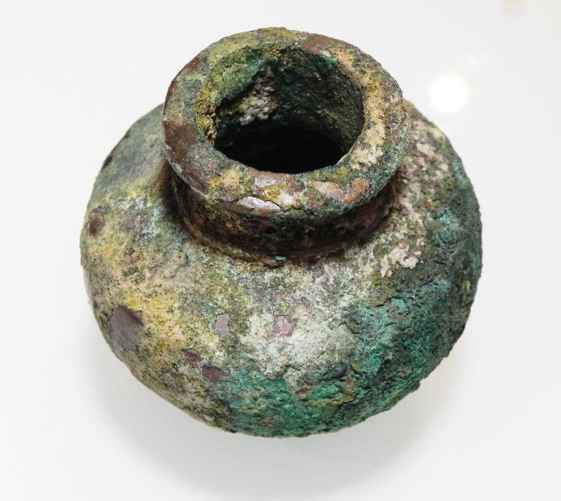 Acropolo. HOLY LAND- PERSIAN OCCUPATION. BRONZE MACE HEAD. 600 B.C