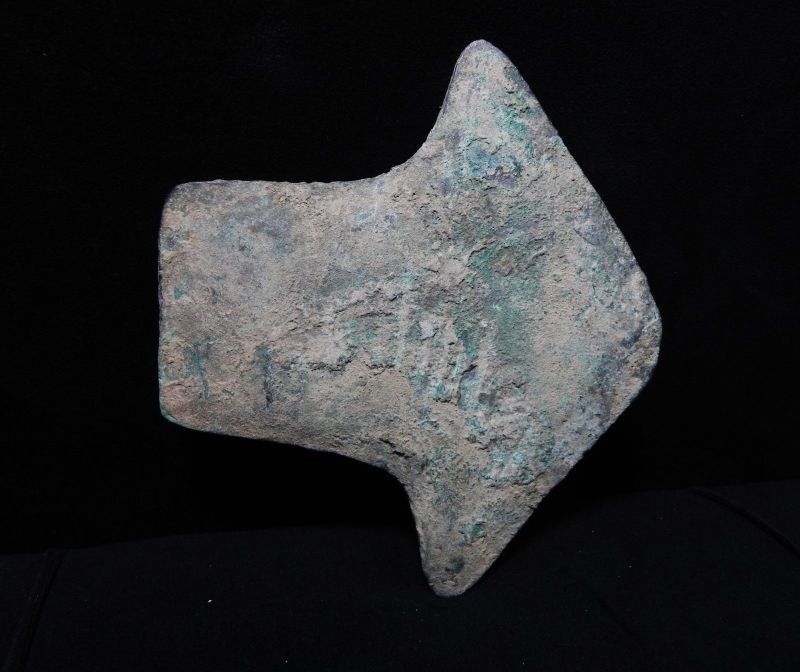 OVER 5000 YEARS OLD BRONZE AXE HEAD- 3000 B.C , VERY EARLY TYPE!!