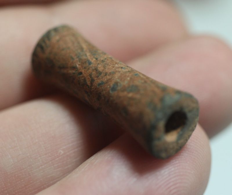 Acropolo. ANCIENT BRONZE CYLINDER SEAL . IRON AGE. 900 - 700 B.C