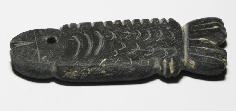 Acropolo. ANCIENT EGYPT , EARLY CHRISTIAN. BYZANTINE STONE FISH PENDANT