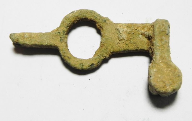 Acropolo. BEAUTIFUL ROMAN BRONZE KEY, 400 - 500 A.D