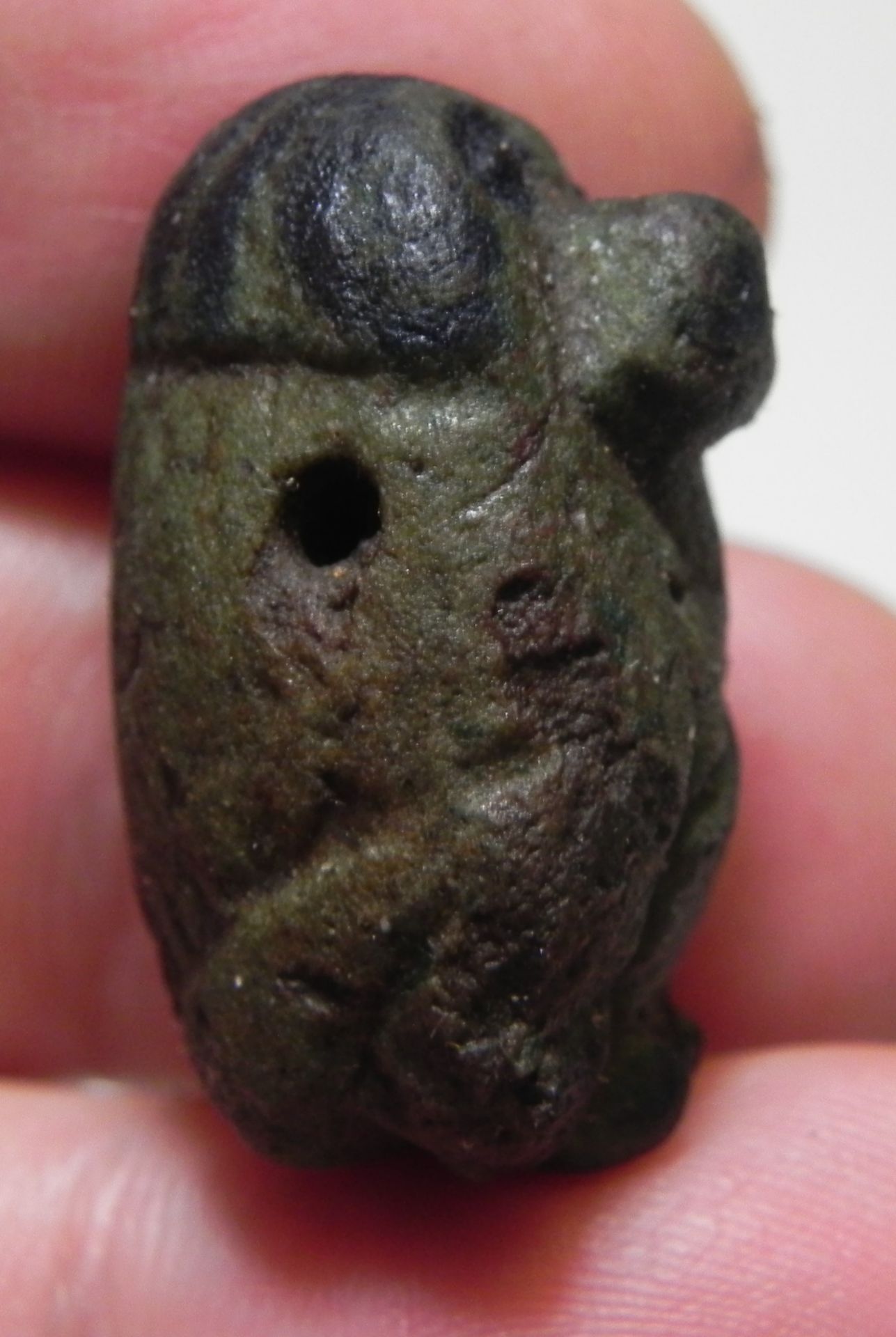 ANCIENT EGYPT, UNIQUE BABOON AMULET. 1292-1189 B.C. NEW KINGDOM. 19TH ...