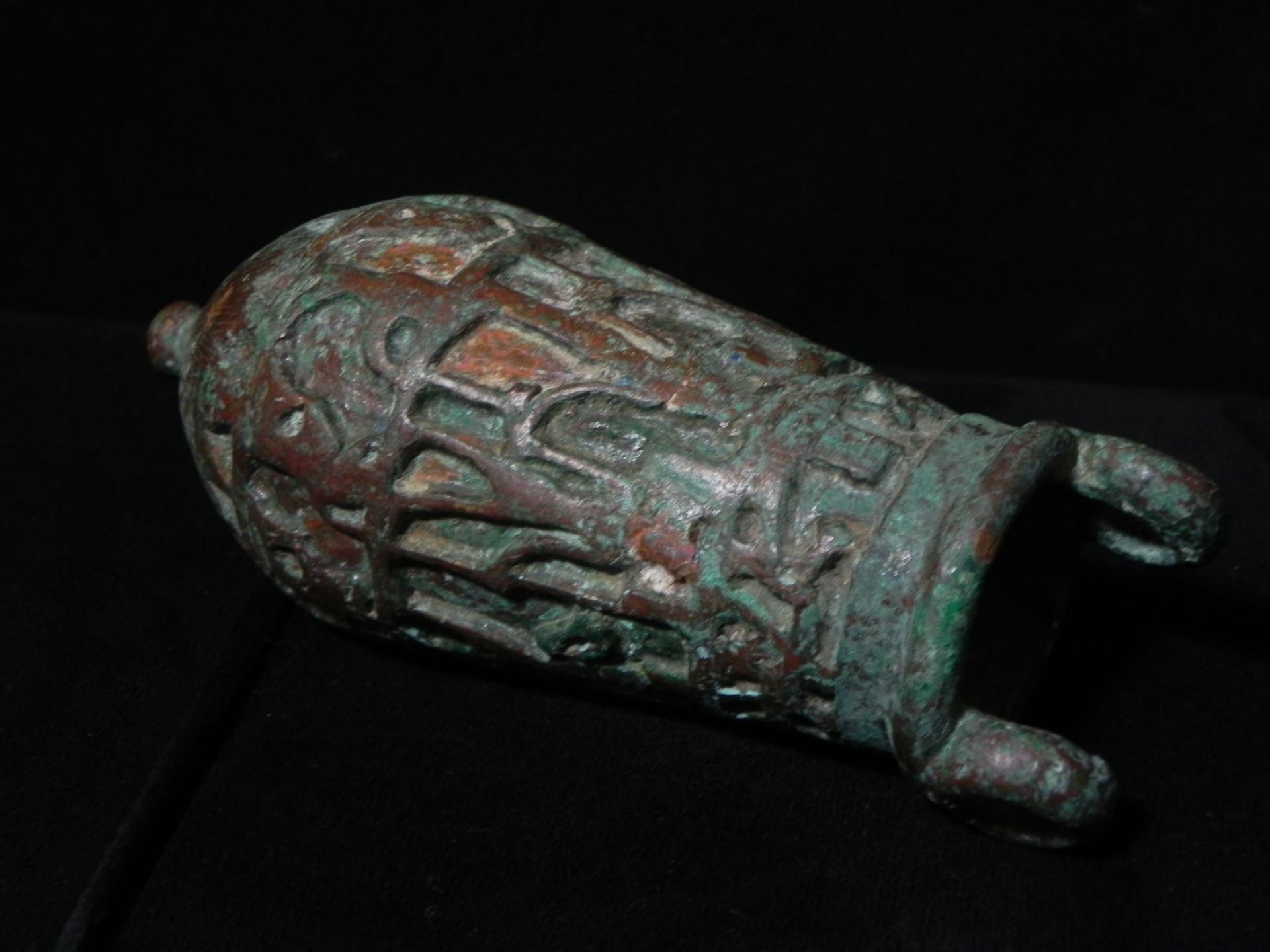 Acropolo. LARGE ANCIENT EGYPTIAN BRONZE SITULA. 600 - 300 B.C