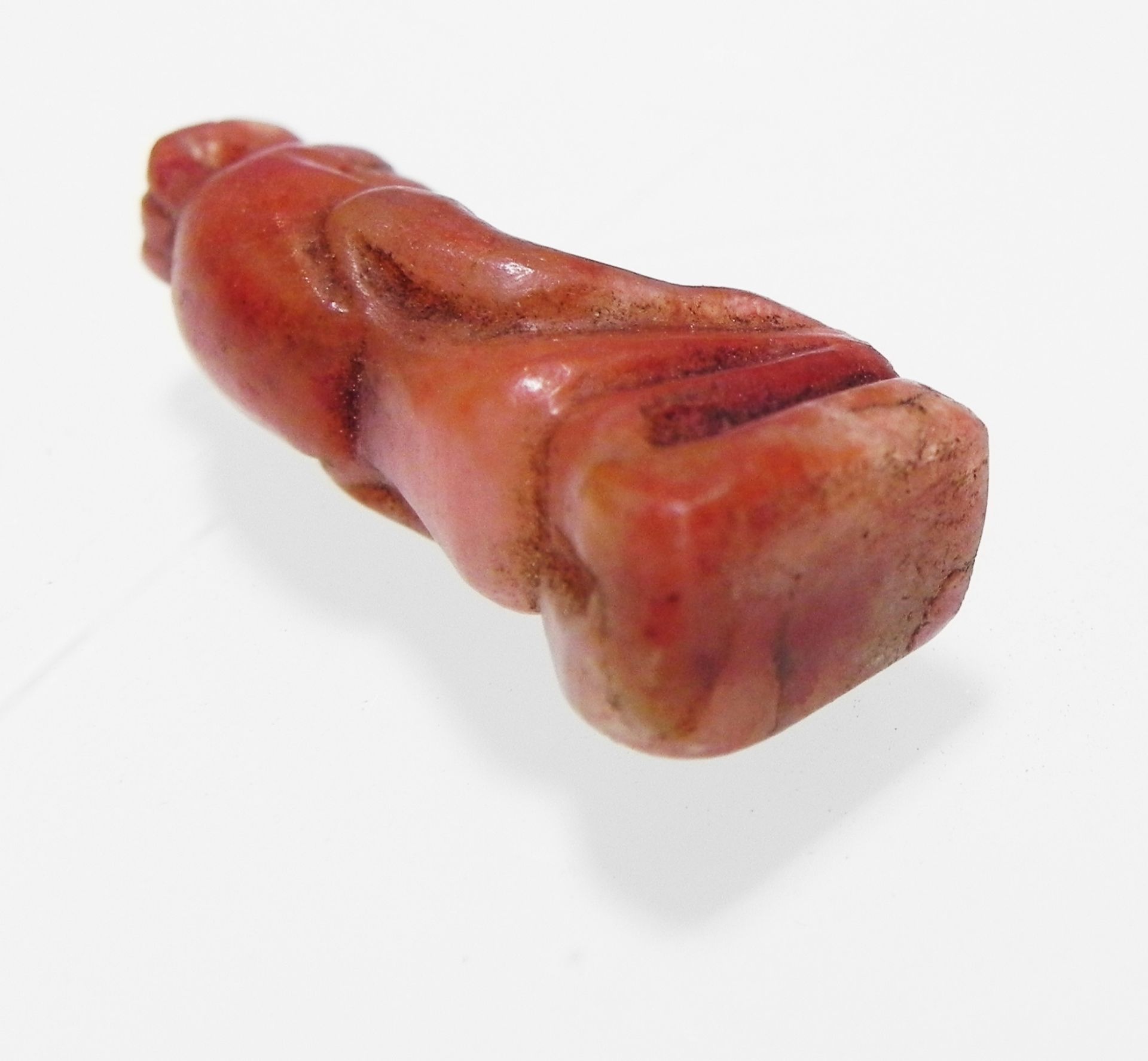 Acropolo. ANCIENT EGYPTIAN CARNELIAN AMULET OF A KNEELING DEITY. NEW ...