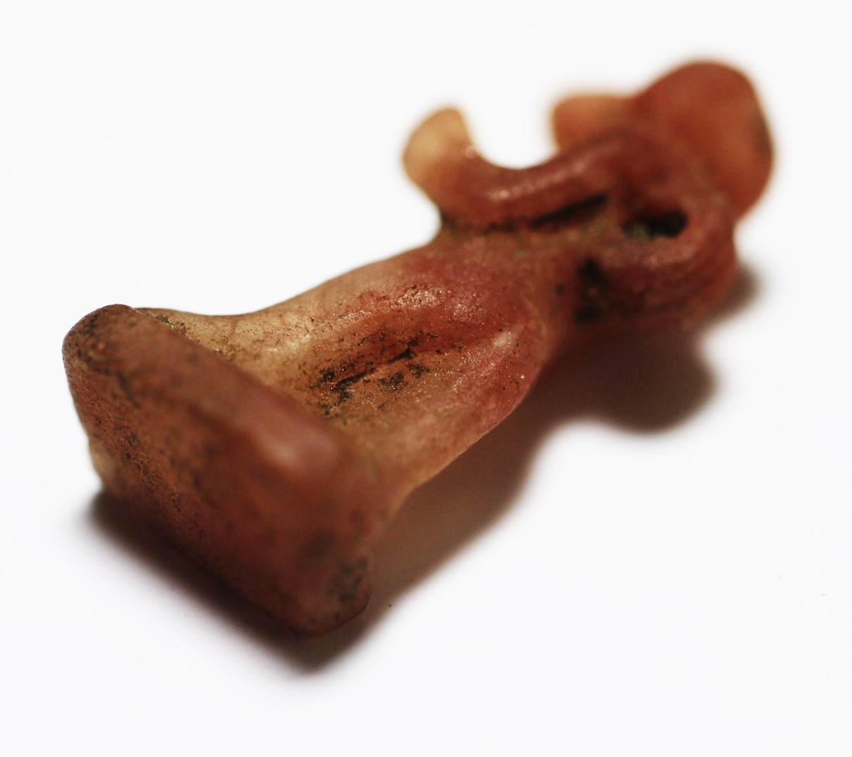 ANCIENT EGYPTIAN CARNELIAN VELVET MONKEY AMULET. 1400 - 1200 B.C NEW ...