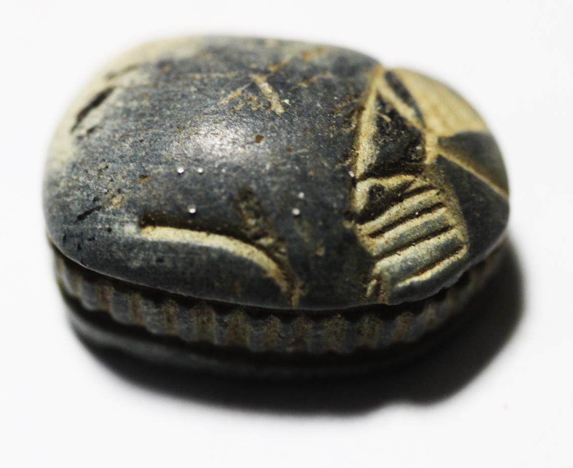 ANCIENT EGYPT. STONE SCARAB. NEW KINGDOM. 1400 B.C