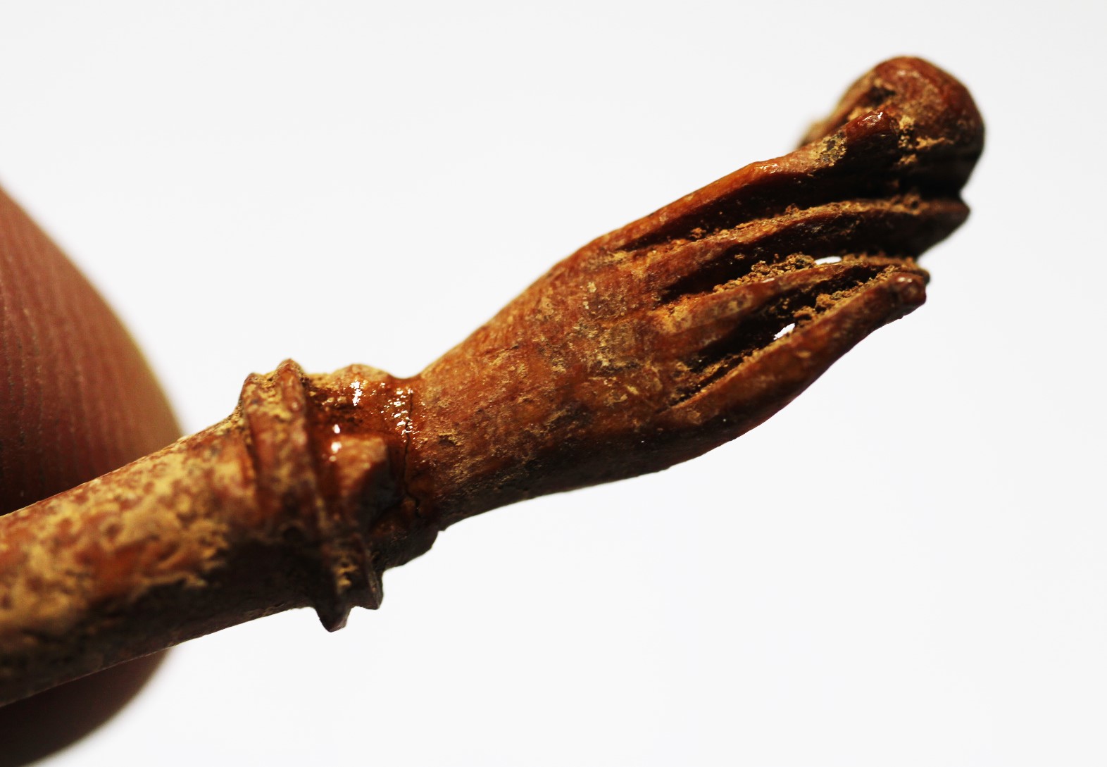 Acropolo. ANCIENT ROMAN FASCINATING BONE OR IVORY HAIR PIN. 100 - 200 A.D