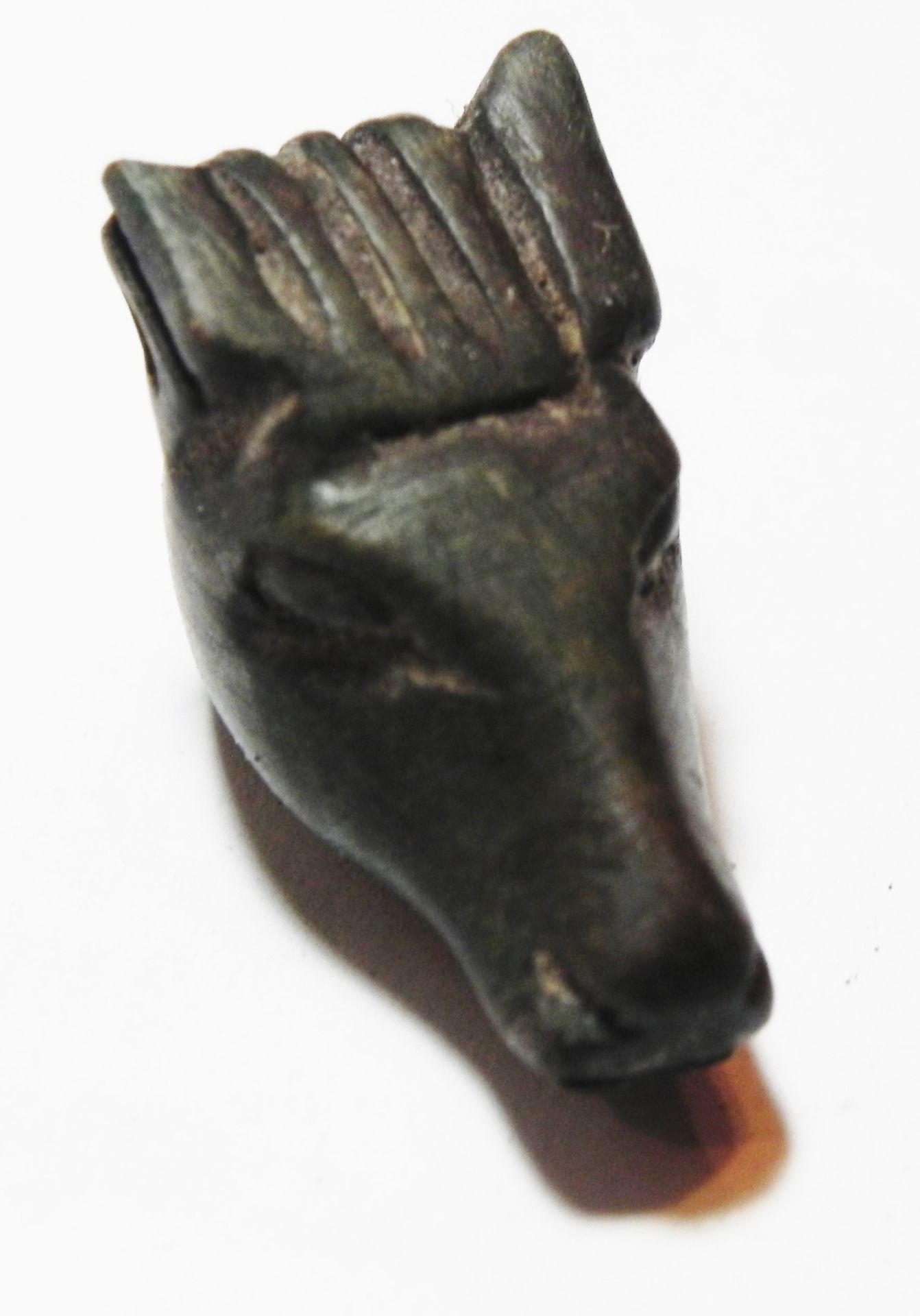 ANCIENT EGYPT, NEW KINGDOM. STONE BULL'S HEAD 1400 - 1200 B.C