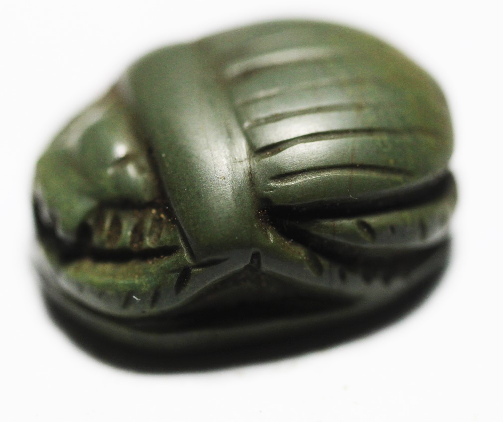 Acropolo. ANCIENT EGYPT. NEW KINGDOM STONE SCARAB. 1400 - 1300 B.C