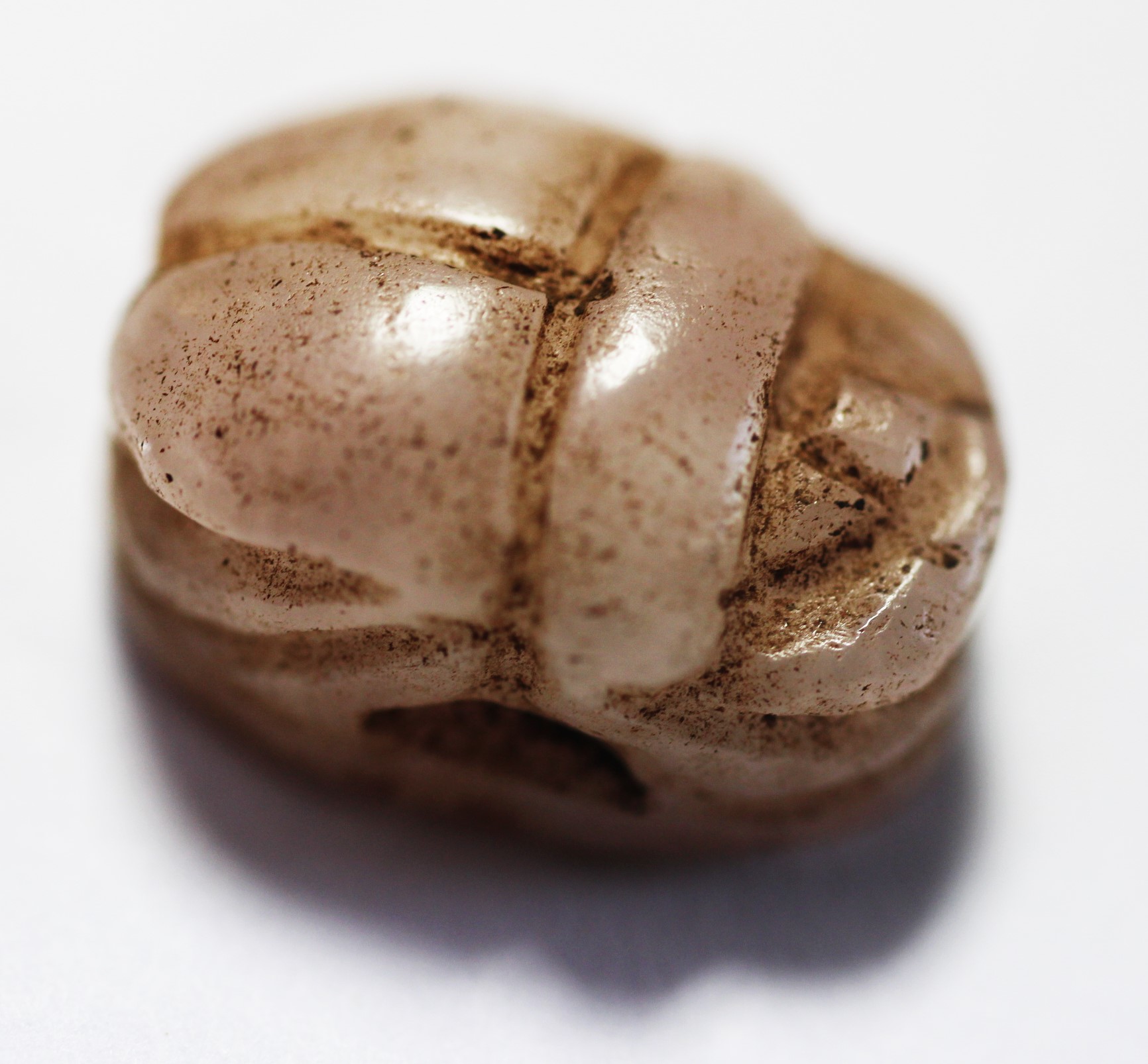 Acropolo. ANCIENT EGYPT. NEW KINGDOM STONE SCARAB 1400 - 1200 B.C. EYE ...