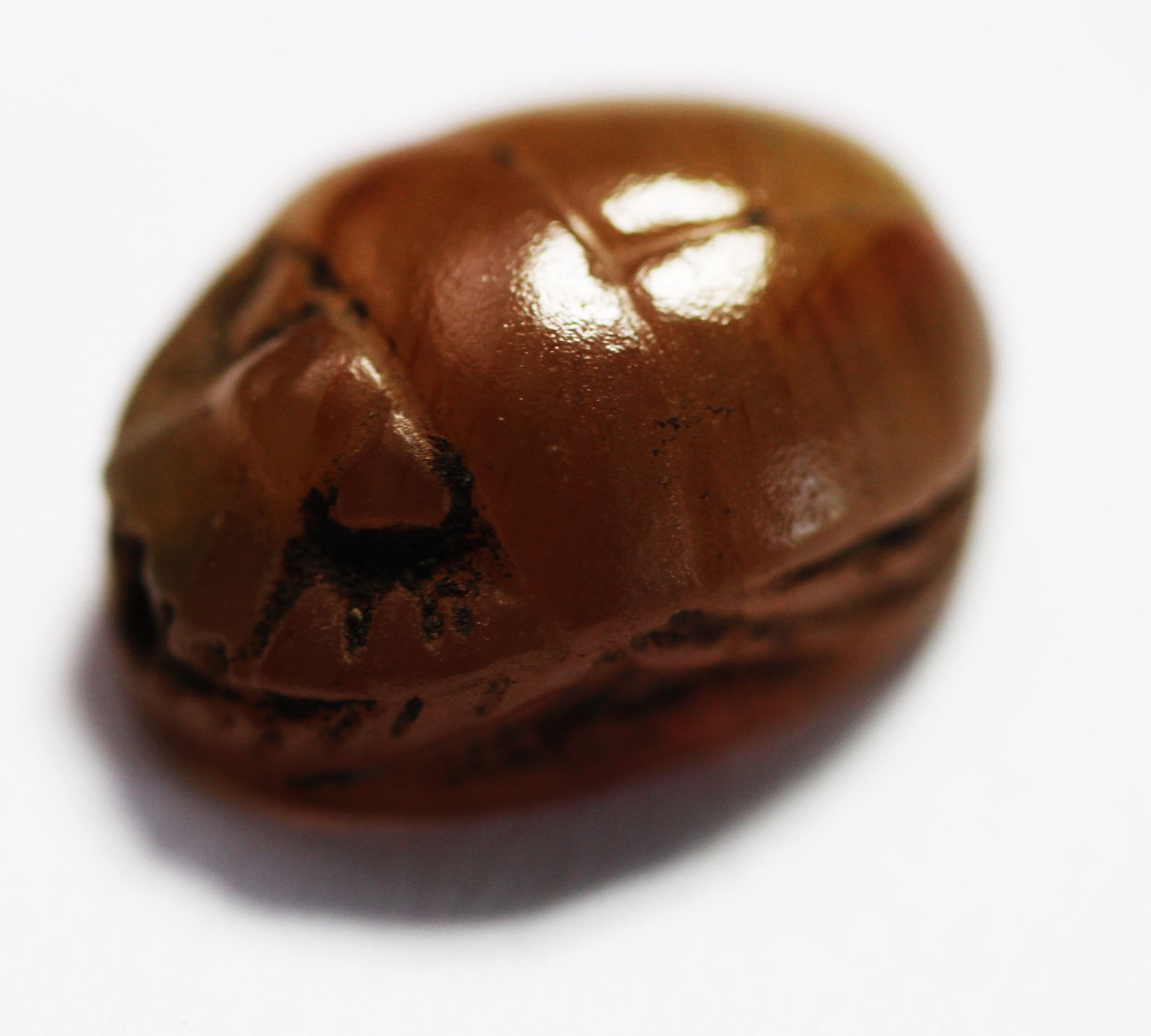 Acropolo. ANCIENT EGYPT. NEW KINGDOM STONE SCARAB 1400 - 1200 B.C