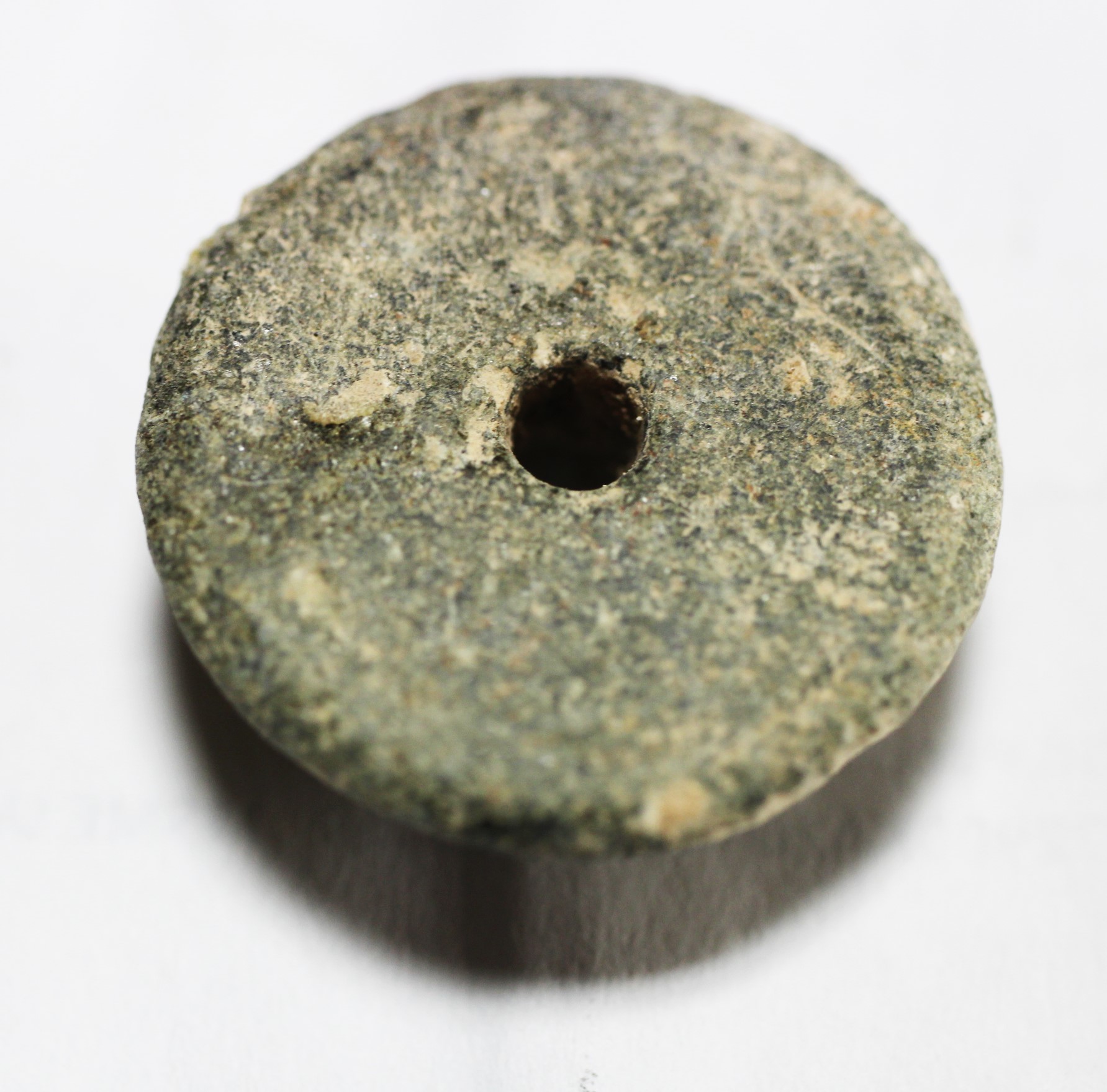 Acropolo. ANCIENT ROMAN STONE SPINDLE WHORL. 200 - 300 A.D