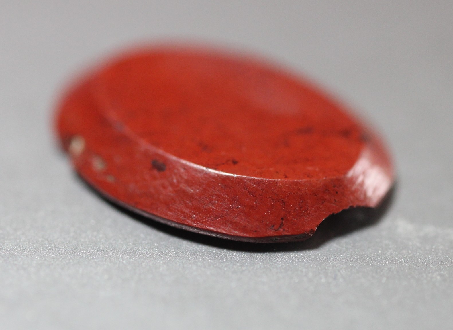 ANCIENT ROMAN RED JASPER INTAGLIO. 200 - 300 A.D