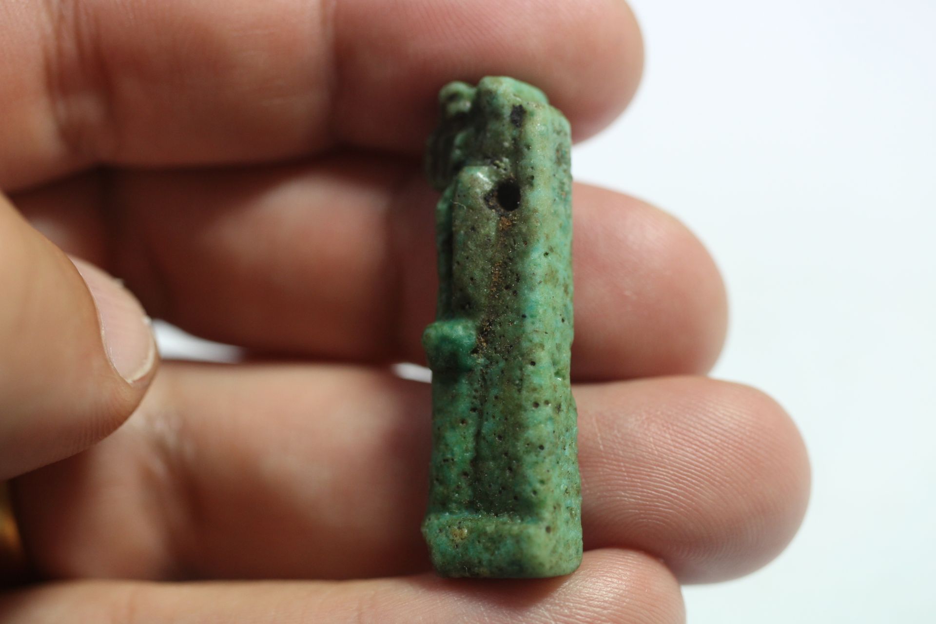 Acropolo. ANCIENT EGYPT. FAIENCE AMULET OF THOTH. 600 - 300 B.C