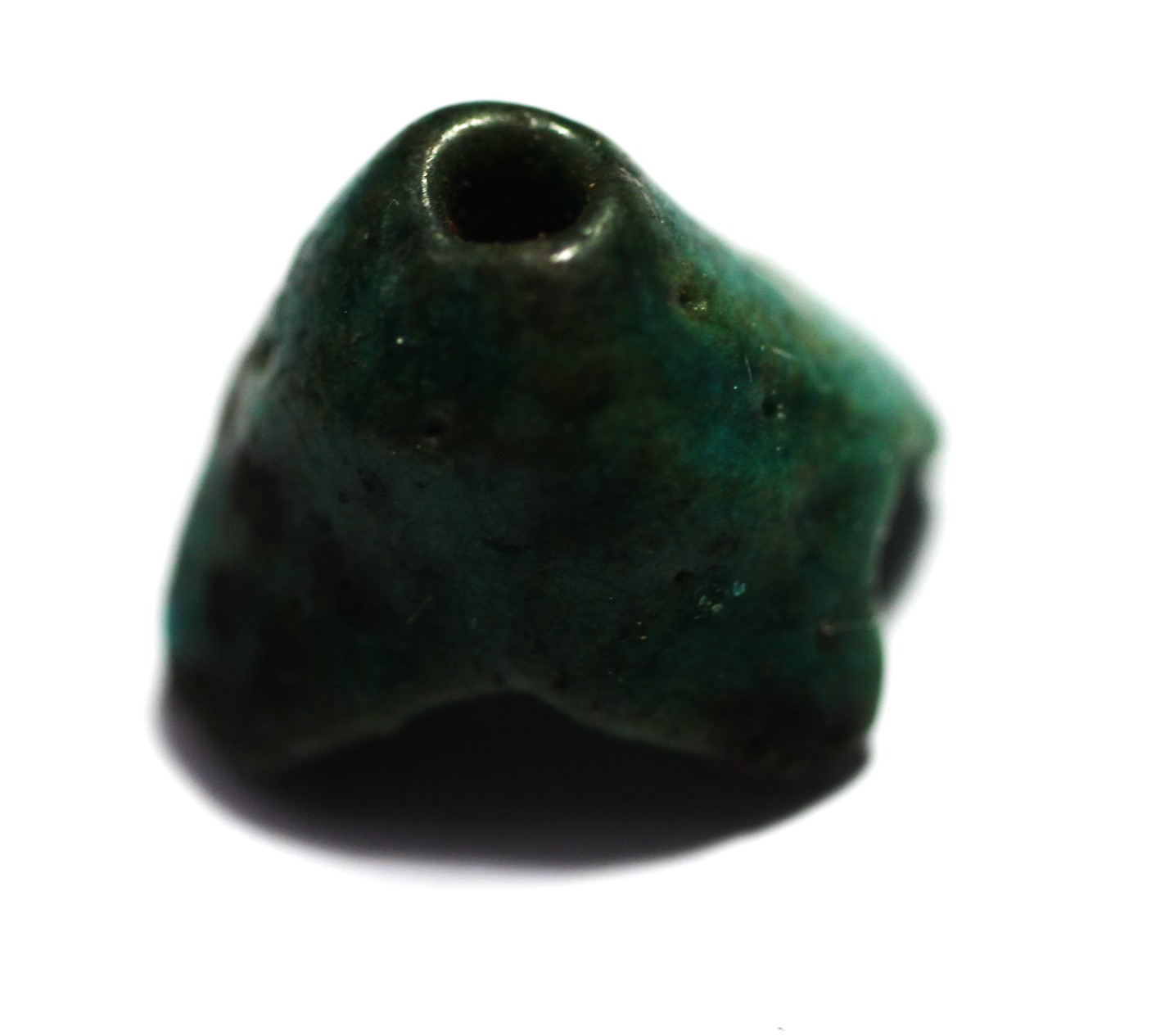 ANCIENT EGYPT. FAIENCE LOTUS FLOWER AMULET. 600 - 300 B.C