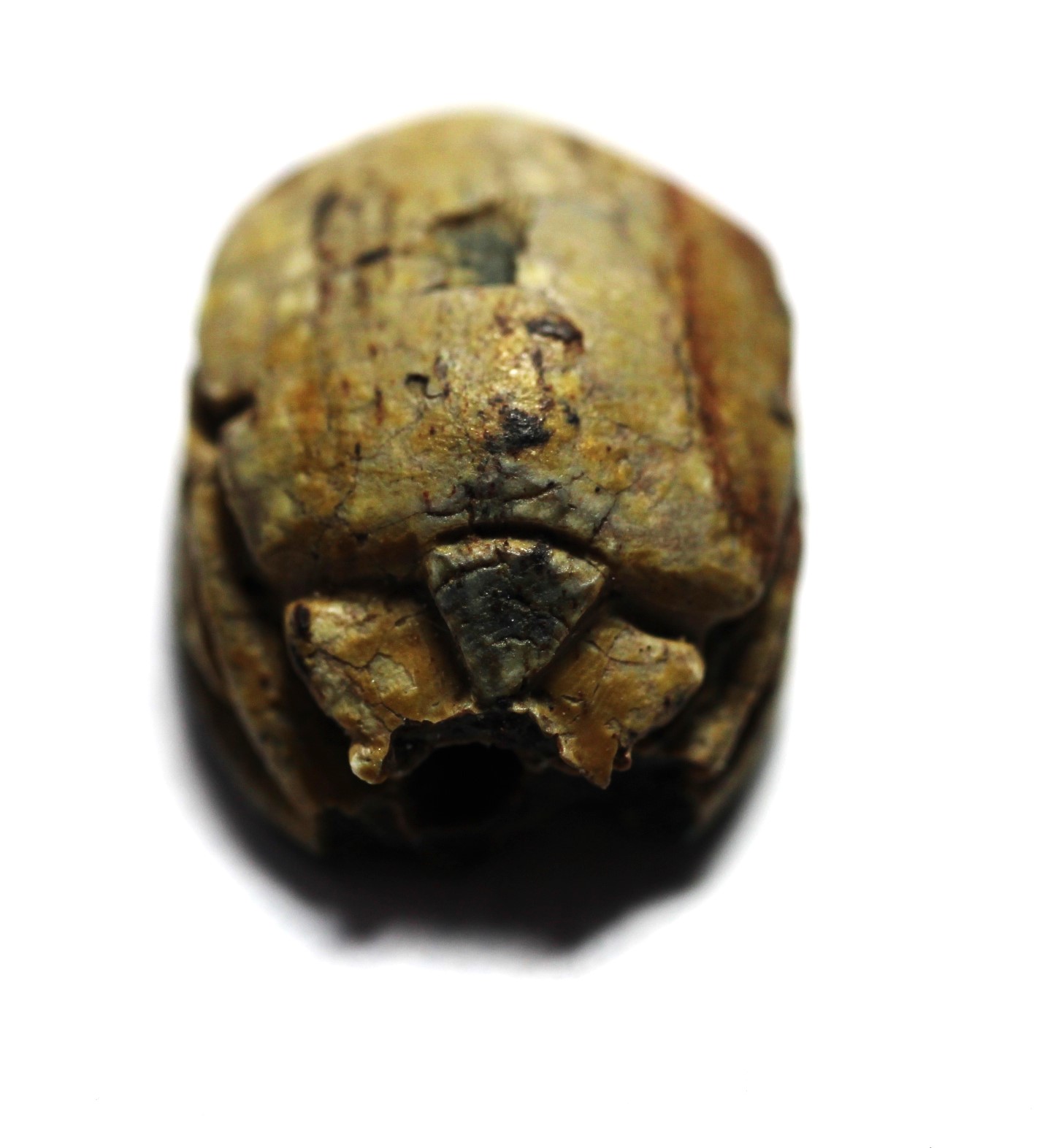 ANCIENT EGYPT. NEW KINGDOM STONE SCARAB. 1400 - 1200 B.C