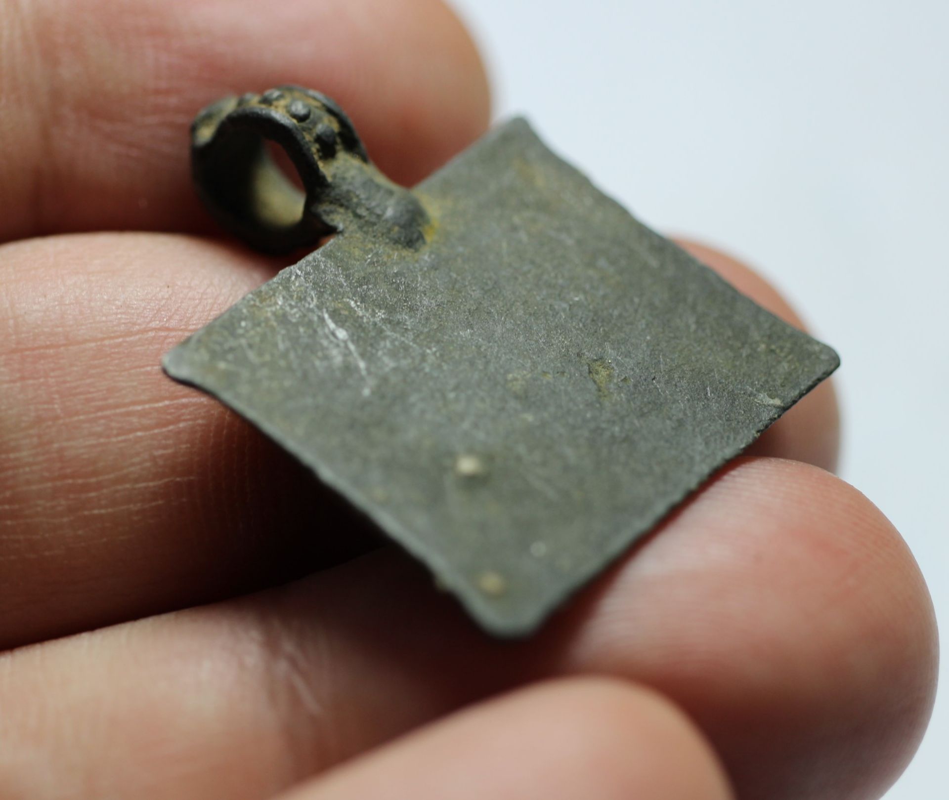 ANCIENT EGYPT. Hellenistic-Roman Silver Pendant. 300 B.C - 100 A.D
