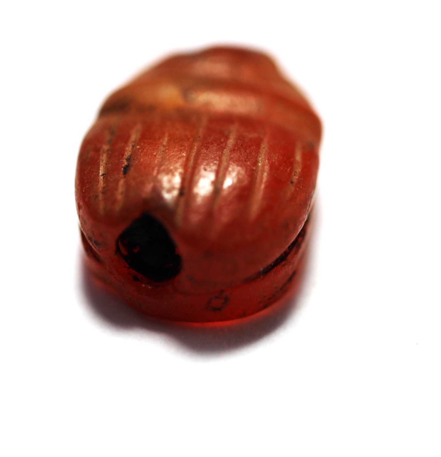 ANCIENT EGYPT. NEW KINGDOM STONE SCARAB. 1400 - 1200 B.C