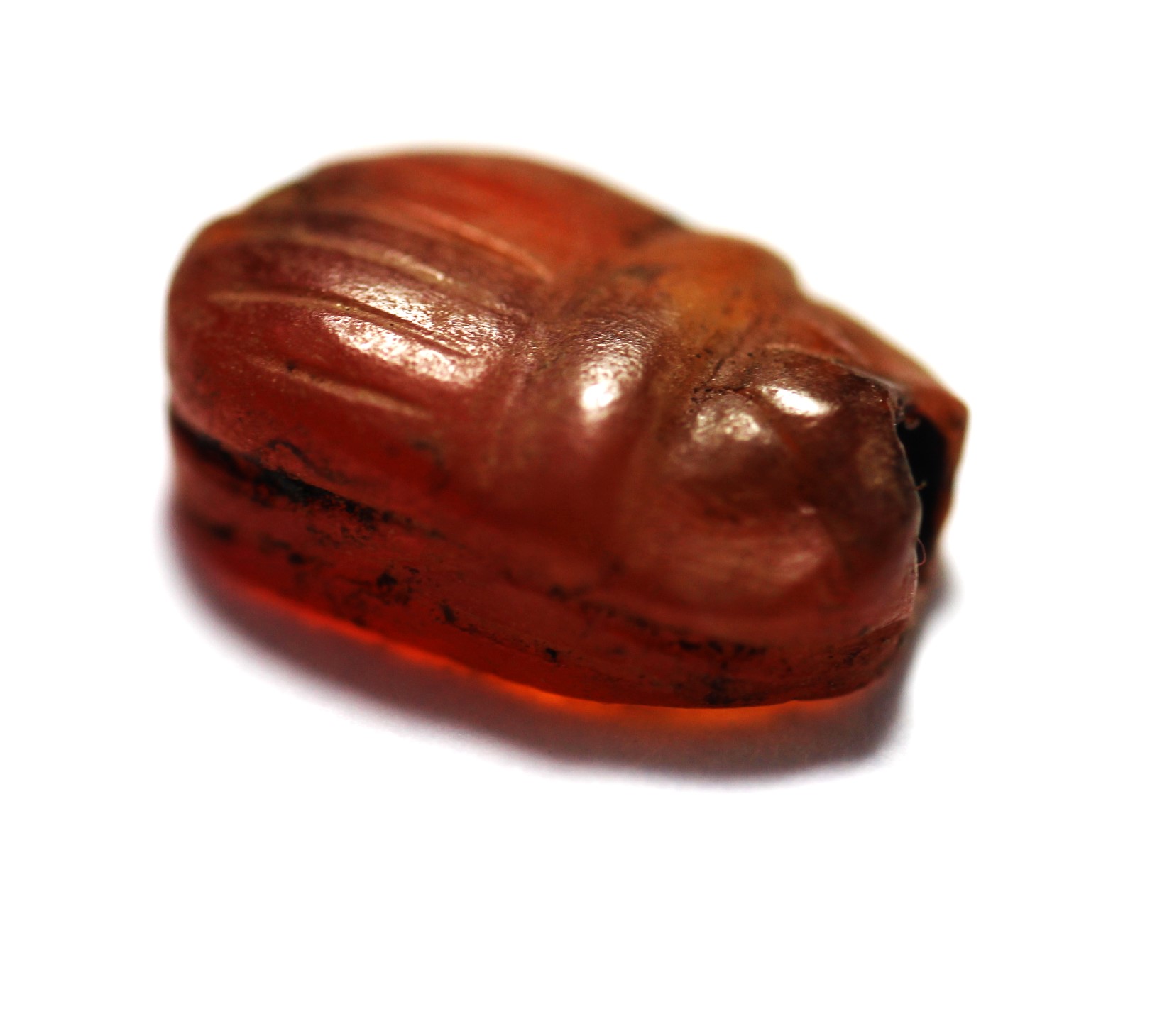 ANCIENT EGYPT. NEW KINGDOM STONE SCARAB. 1400 - 1200 B.C