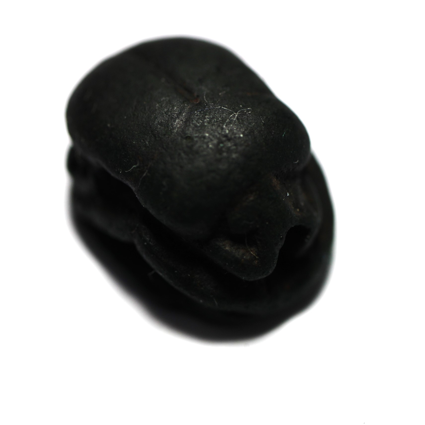 ANCIENT EGYPT. GLASS SCARAB . 14TH B.C