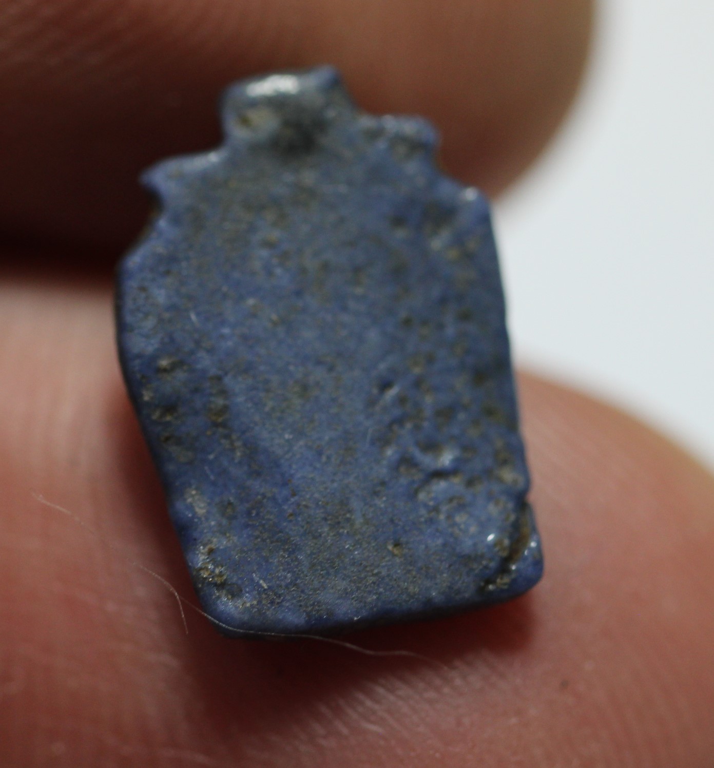 ANCIENT EGYPT. TIME OF KING TUTANKHAMUN FAIENCE AMULET OF HATHUR ...