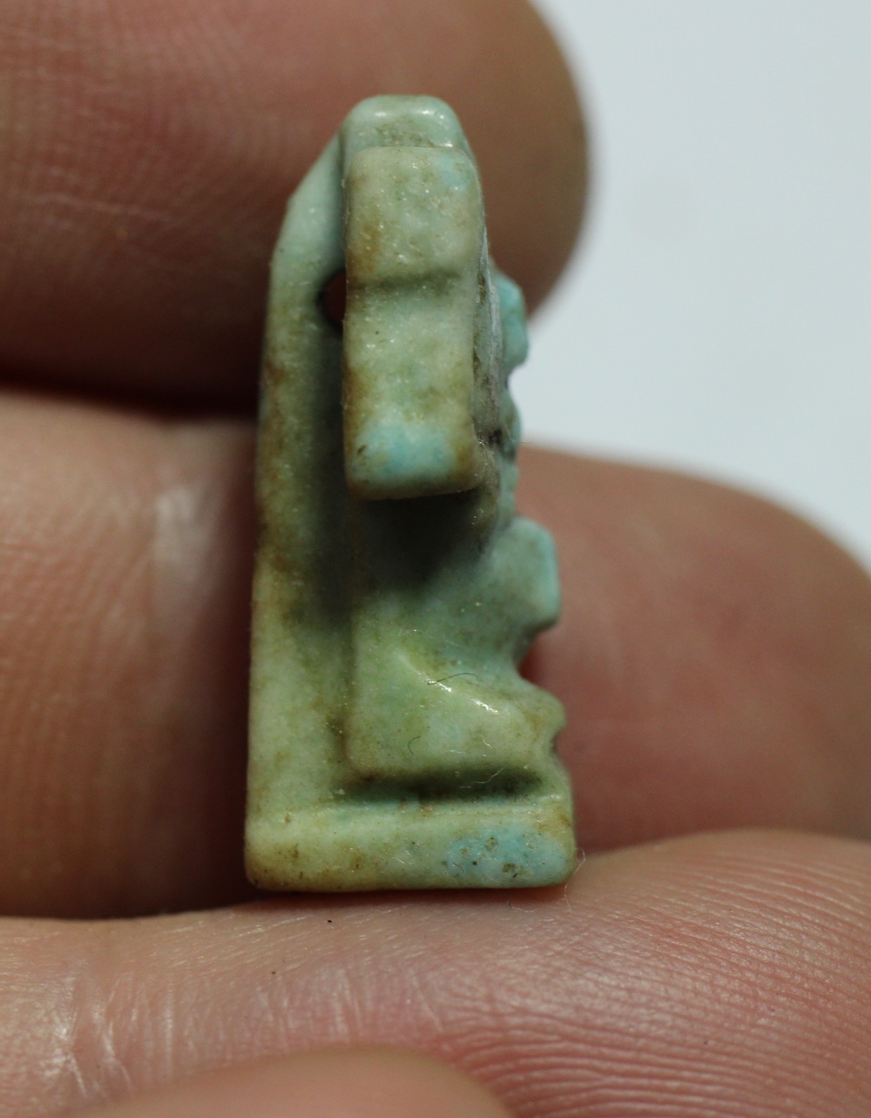 Acropolo. ANCIENT EGYPT- FAIENCE SHU AMULET. 600 B.C