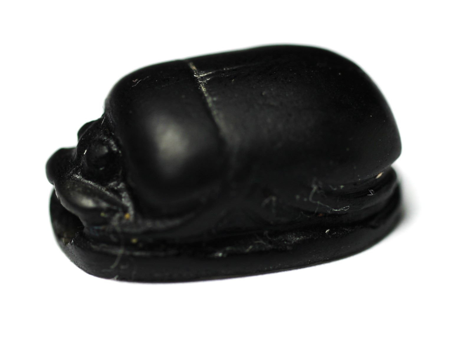ANCIENT EGYPT. NEW KINGDOM GLASS SCARAB. 1200 B.C
