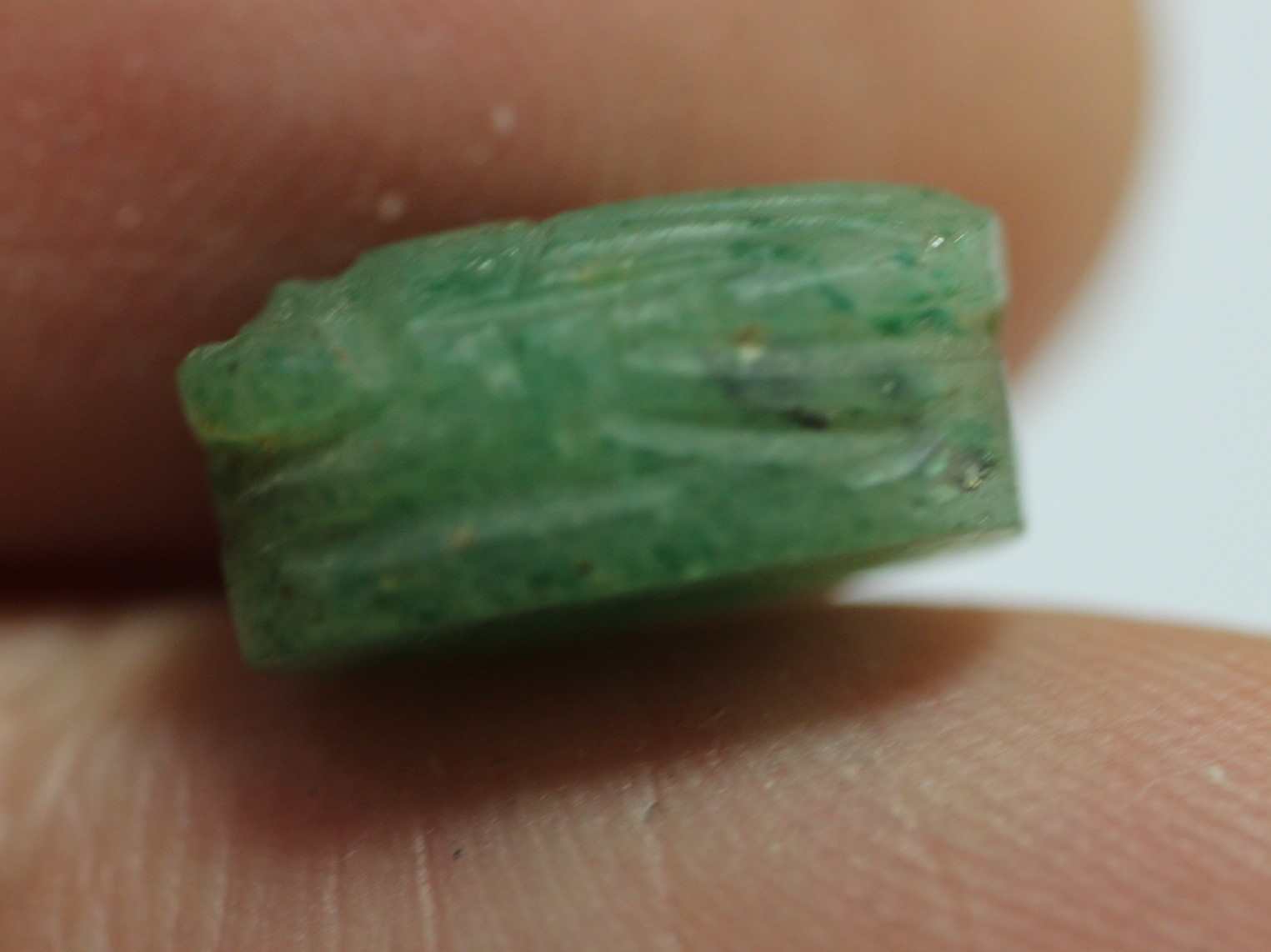 ANCIENT EGYPT. VERY RARE LIBYAN GLASS SCARAB. 13TH CENTURY B.C ...