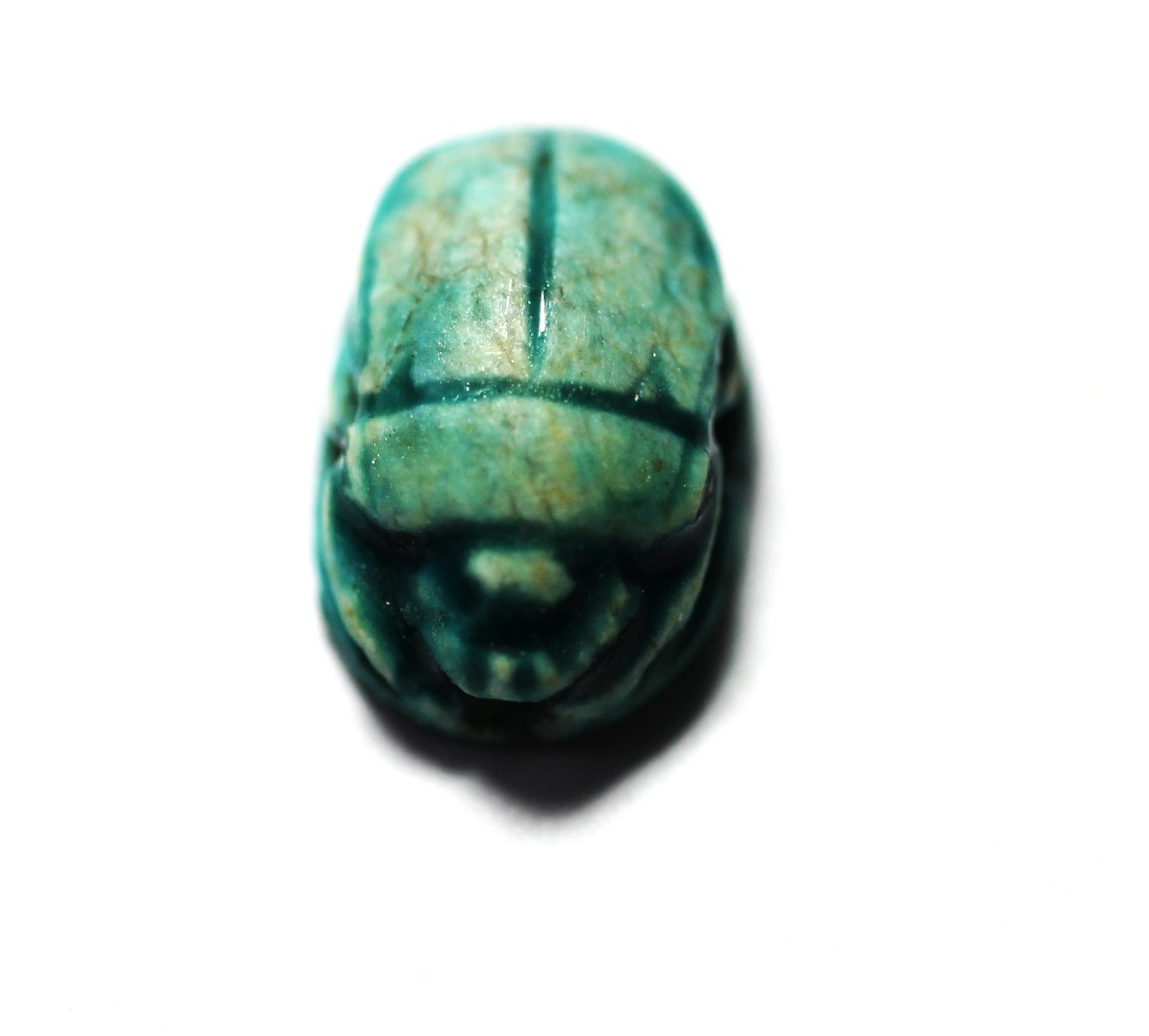 Ancient Egypt. New Kingdom. 1400 - 1200 B.C Stone Scarab
