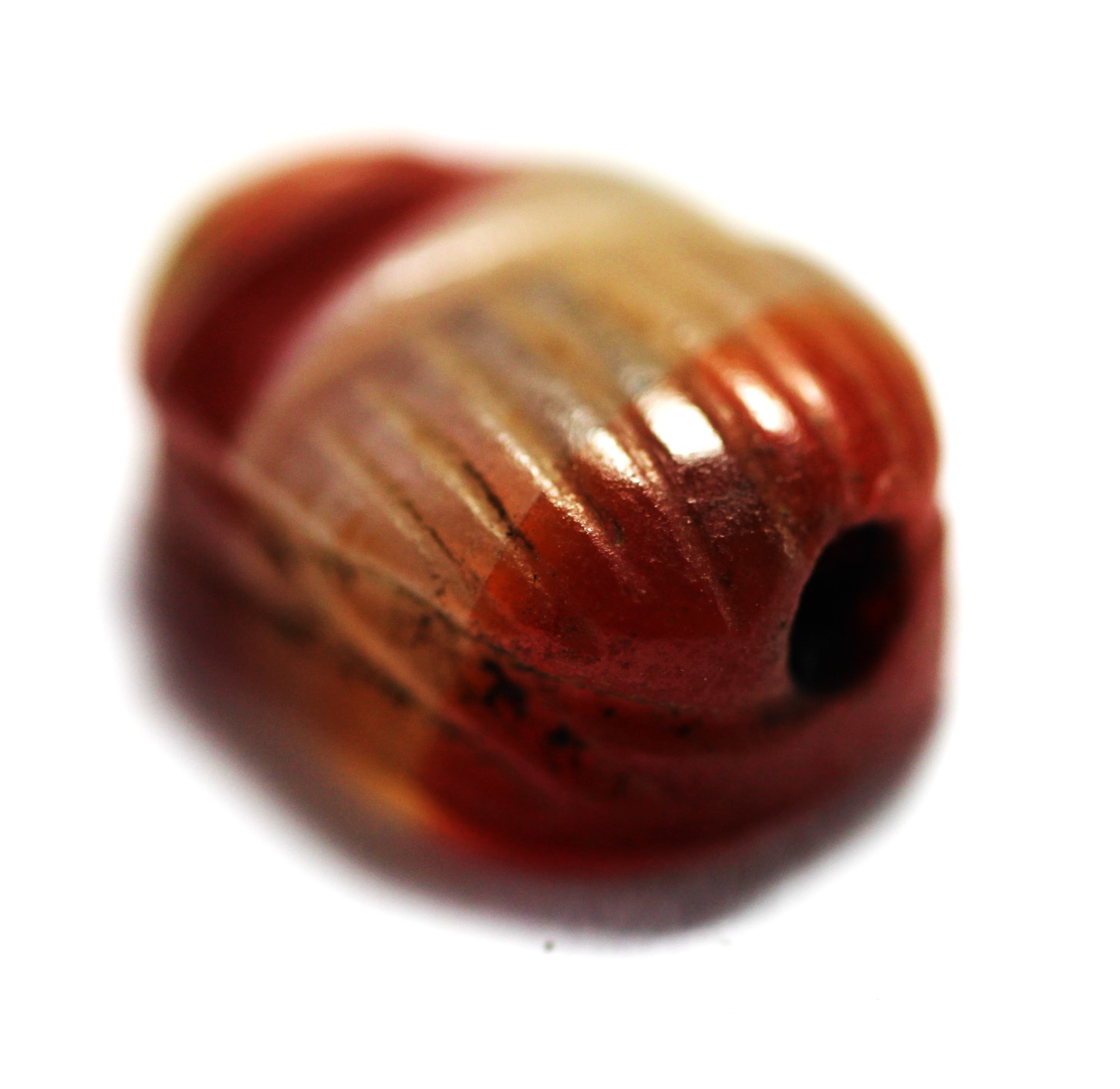 ANCIENT EGYPT - BEAUTIFUL CARNELIAN STONE SCARAB. NEW KINGDOM .1400 B.C.