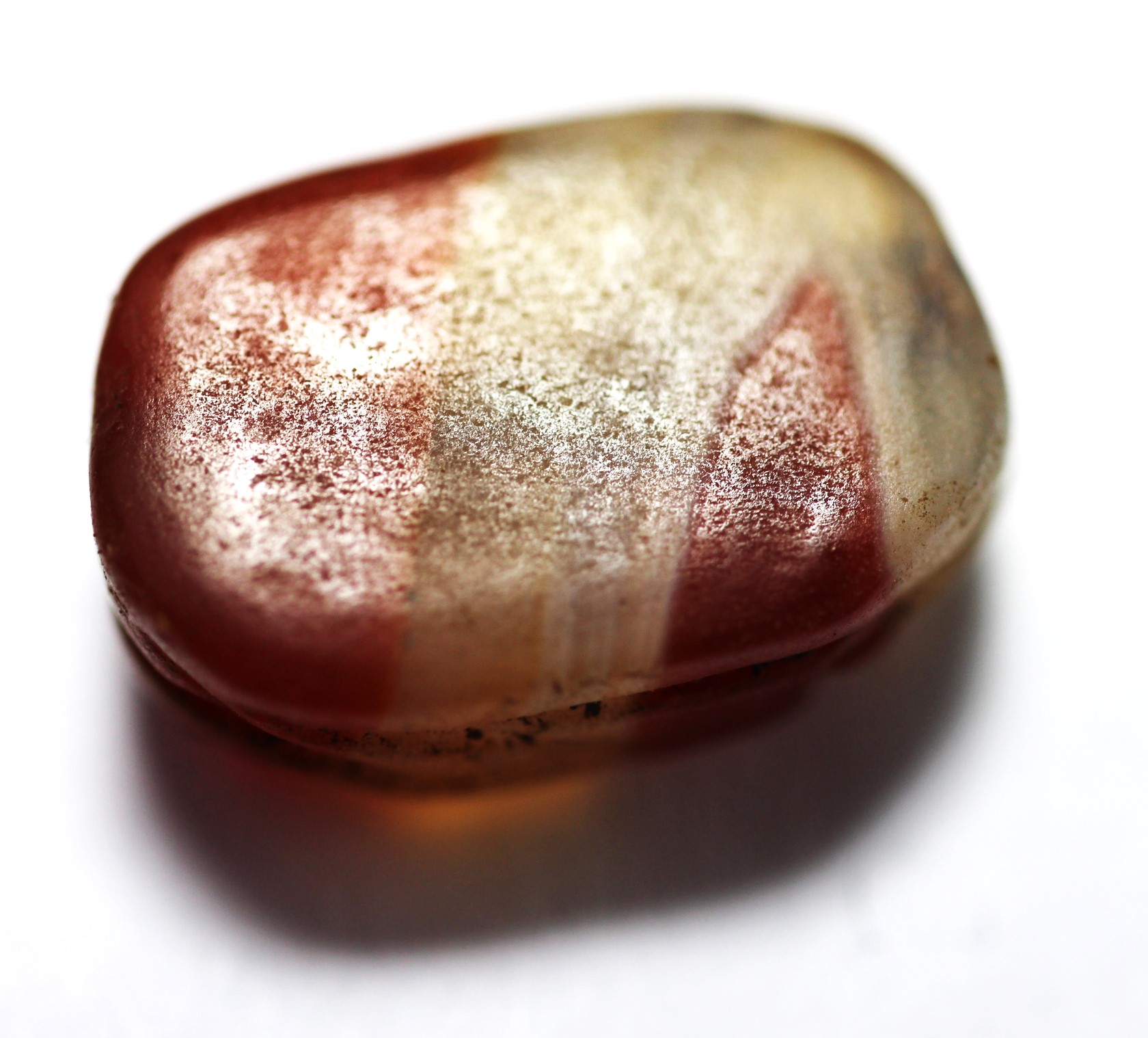 ANCIENT EGYPT - BEAUTIFUL CARNELIAN STONE SCARAB. NEW KINGDOM .1400 B.C.