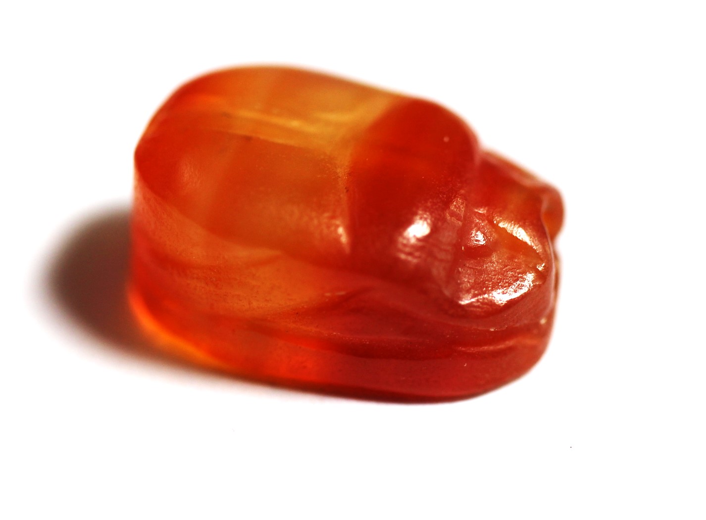 ANCIENT EGYPT. NEW KINGDOM STONE SCARAB. 1300 B.C