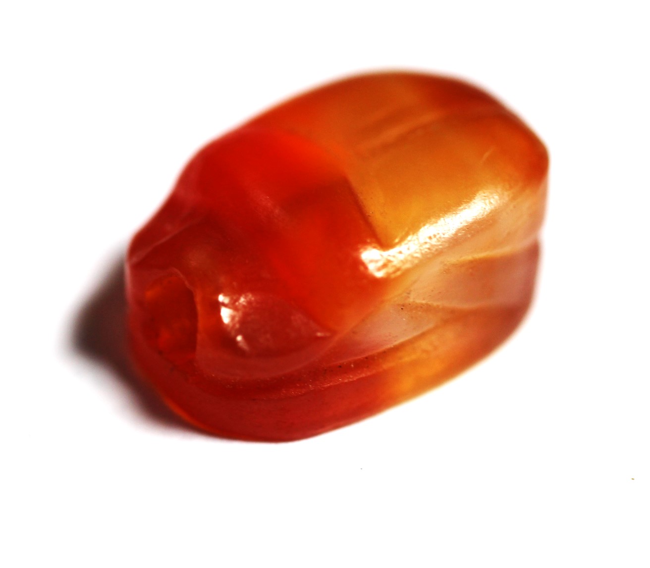 ANCIENT EGYPT. NEW KINGDOM STONE SCARAB. 1300 B.C