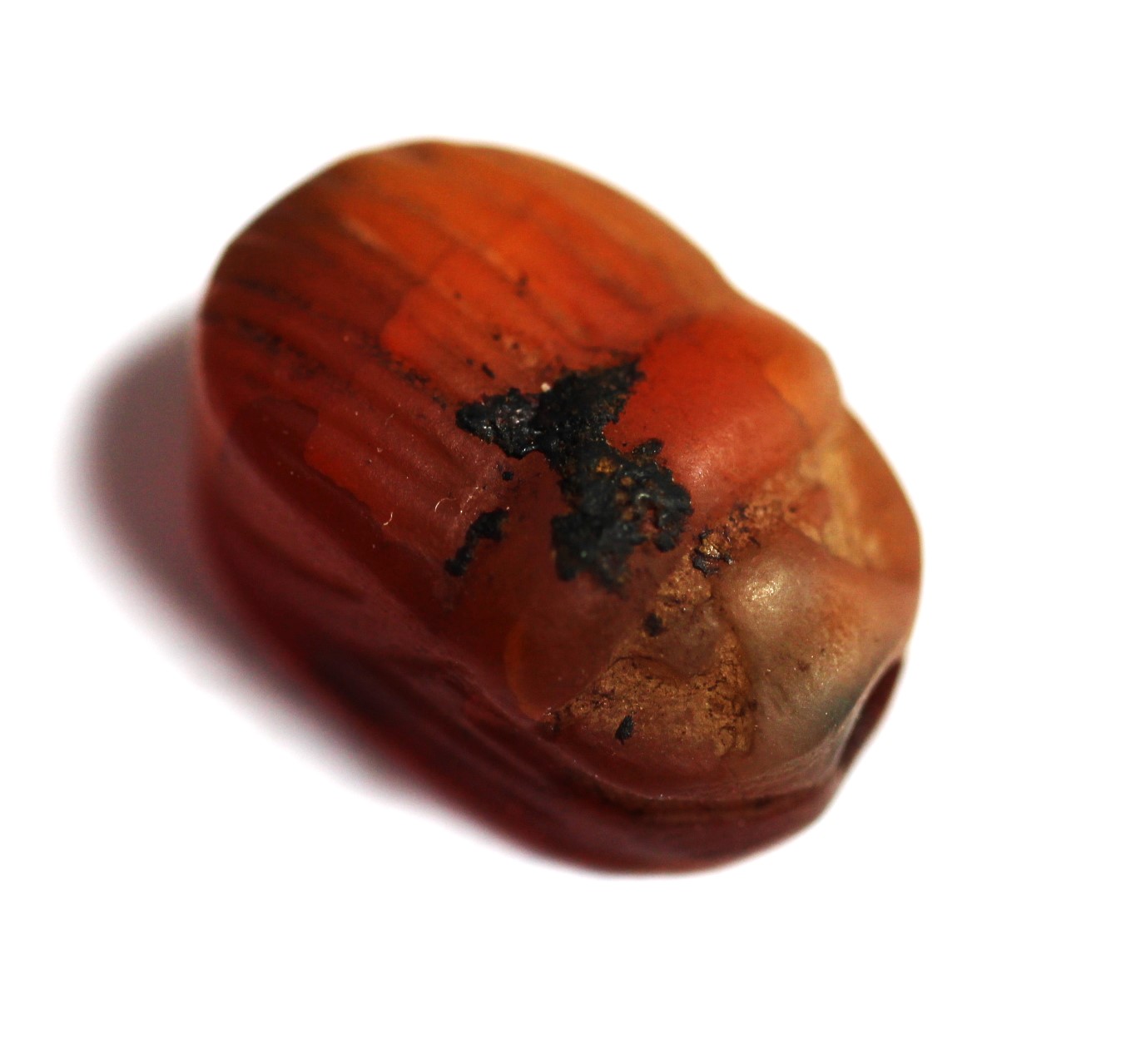ANCIENT EGYPT. NEW KINGDOM STONE SCARAB. 1300 B.C