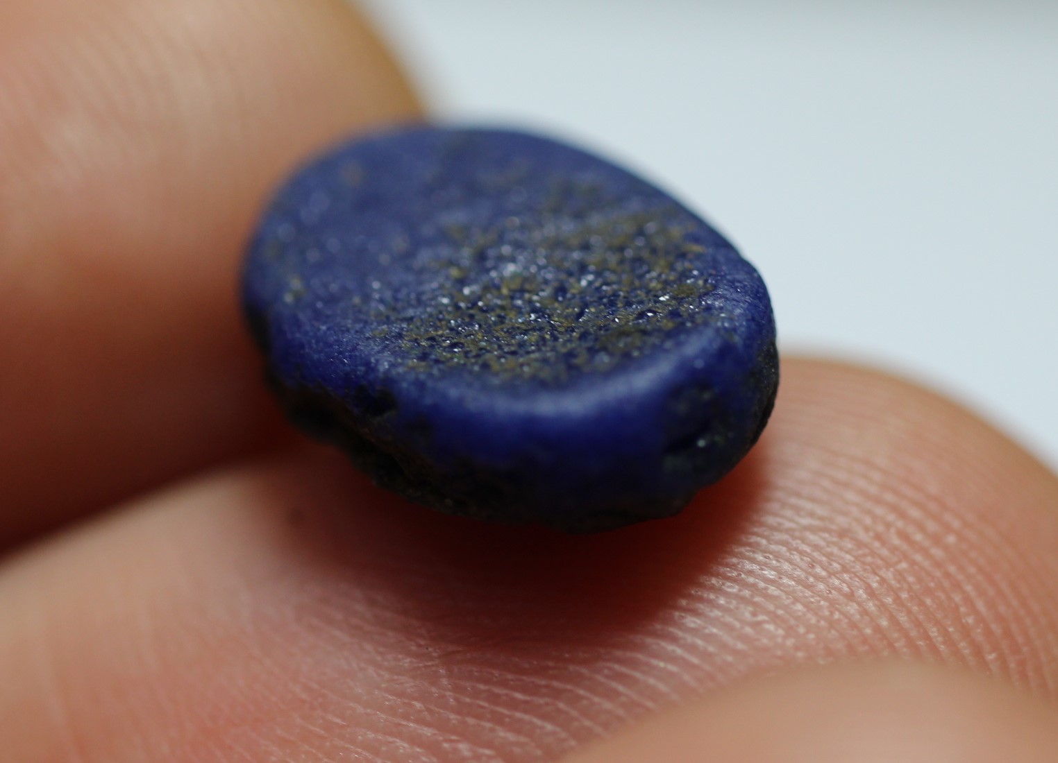 ANCIENT EGYPT. NEW KINGDOM. FAIENCE (EGYPTIAN BLUE) INTAGLIO. 1400 ...