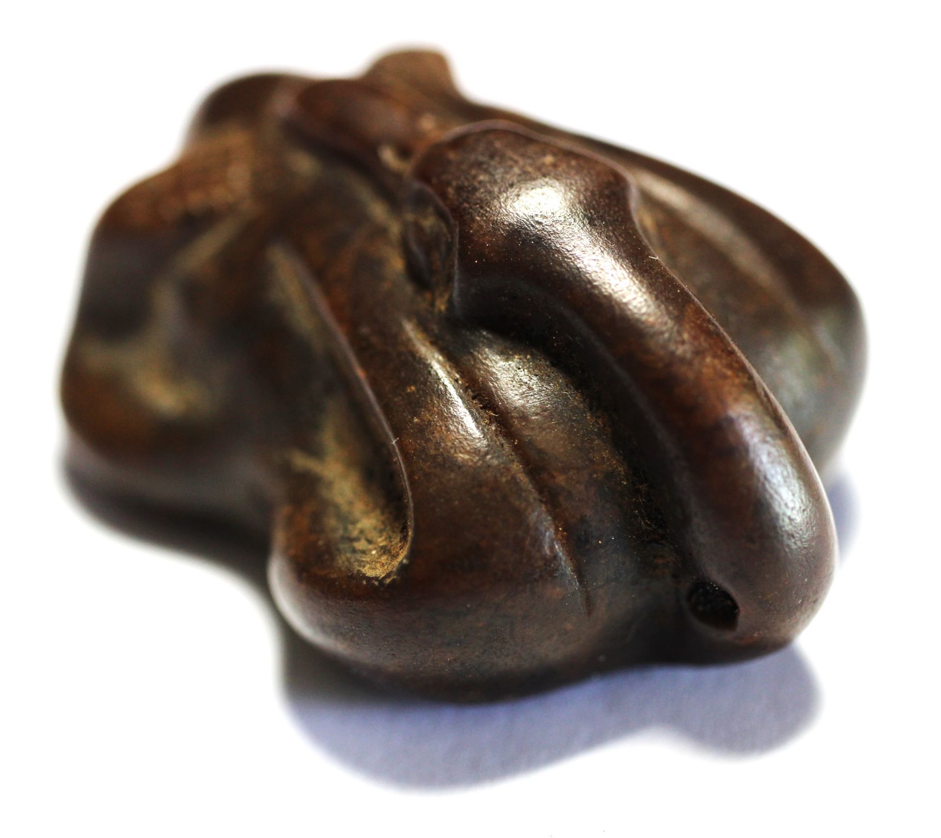 ANCIENT EGYPT. LARGE DUCK STONE AMULET. 1250 B.C