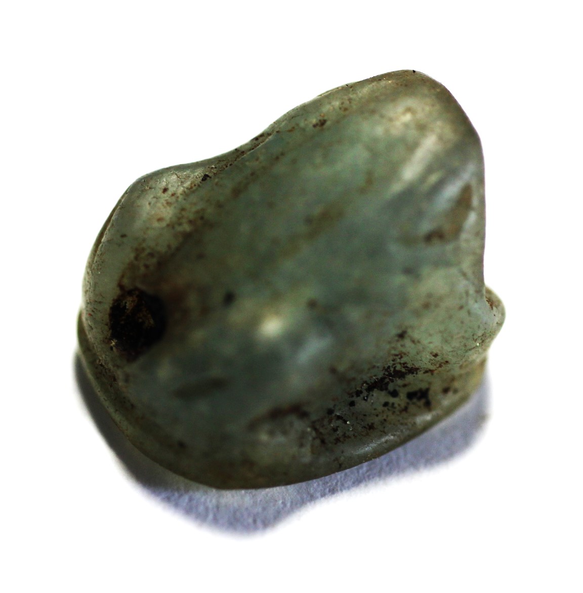 ANCIENT EGYPT. NEW KINGDOM. STONE FROG SHAPED SCARABOID. 1250 B.C